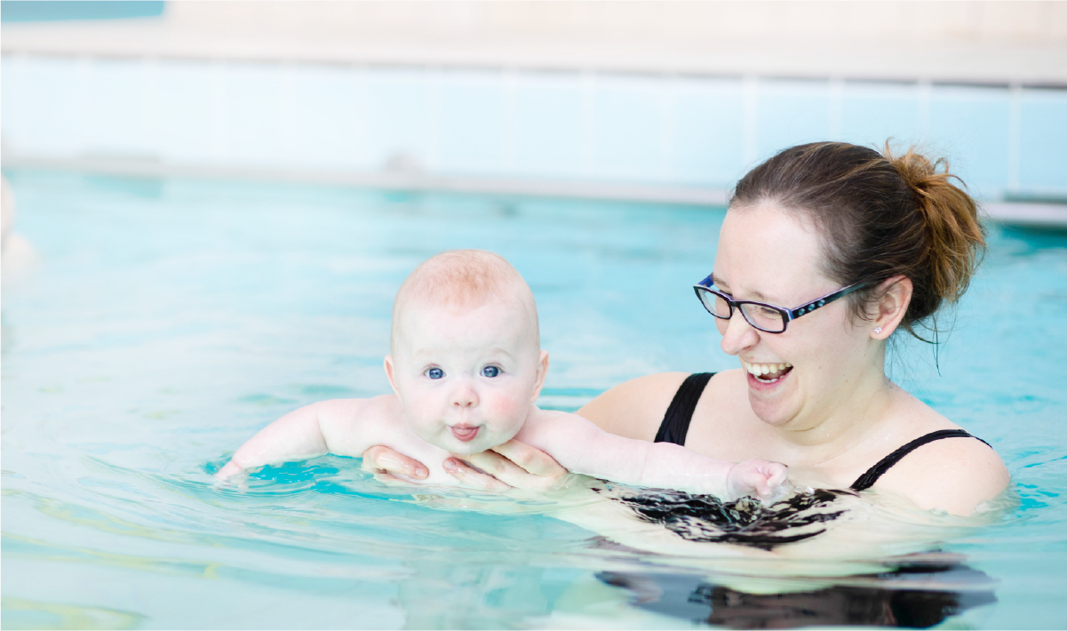 Introducing your baby to water for the first time